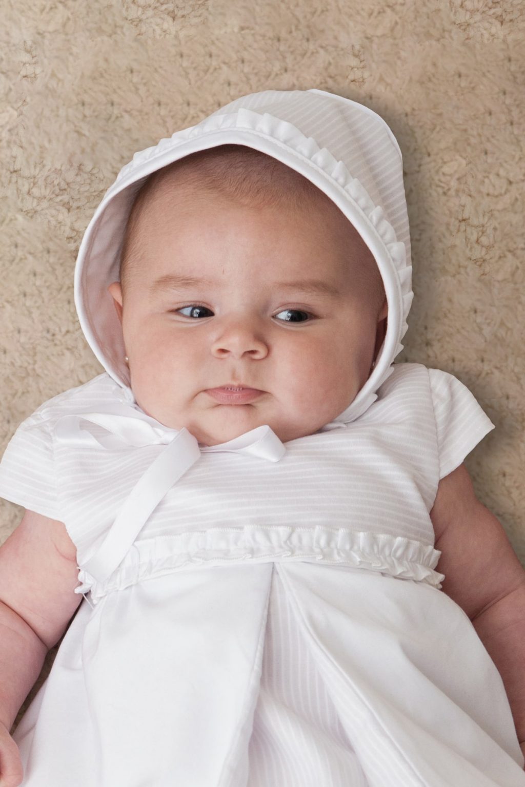 Faldón bebé primera puesta bautizo | Quémono