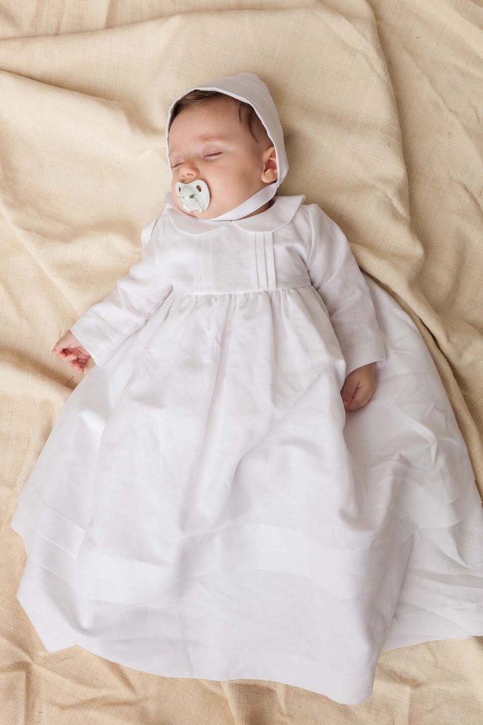 Faldón bebé con jaretas | Quémono