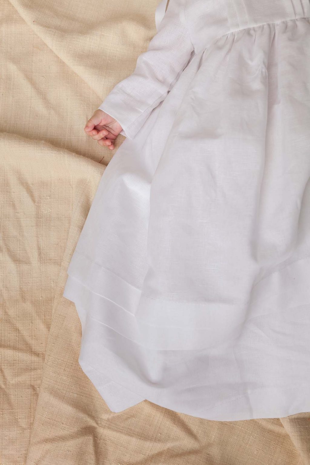 Faldón bebé con jaretas | Quémono